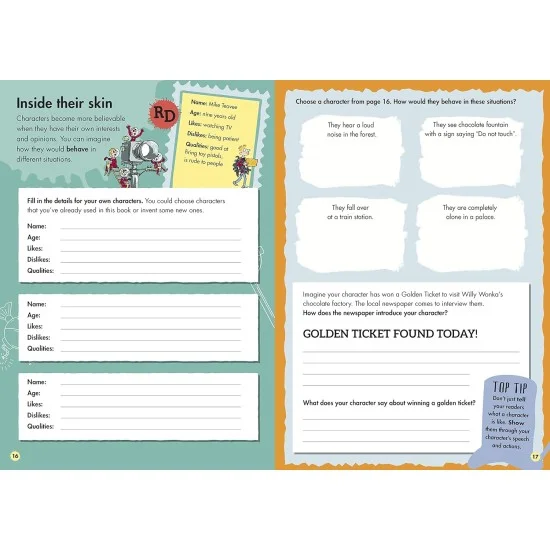 Creative Writing With Charlie And The Chocolate Factory By Roald Dahl ...