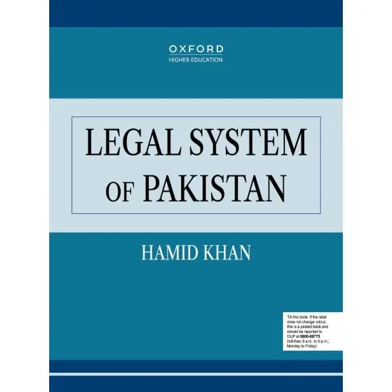 Legal System of Pakistan By Hamid Khan Online | All Books of Hamid Khan ...