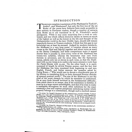 The Mathnawi of Jalaluddin Rumi (English Translation) By Rumi | Books ...